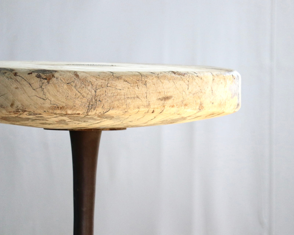 RECLAIMED ROUND SIDE TABLE – Preservation Company